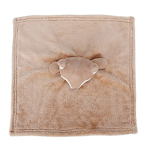 FastUU Baby Crib Soother, Baby Security Blanket Cute Shape Crystal Velvet Cartoon Pattern for Baby(Fox)