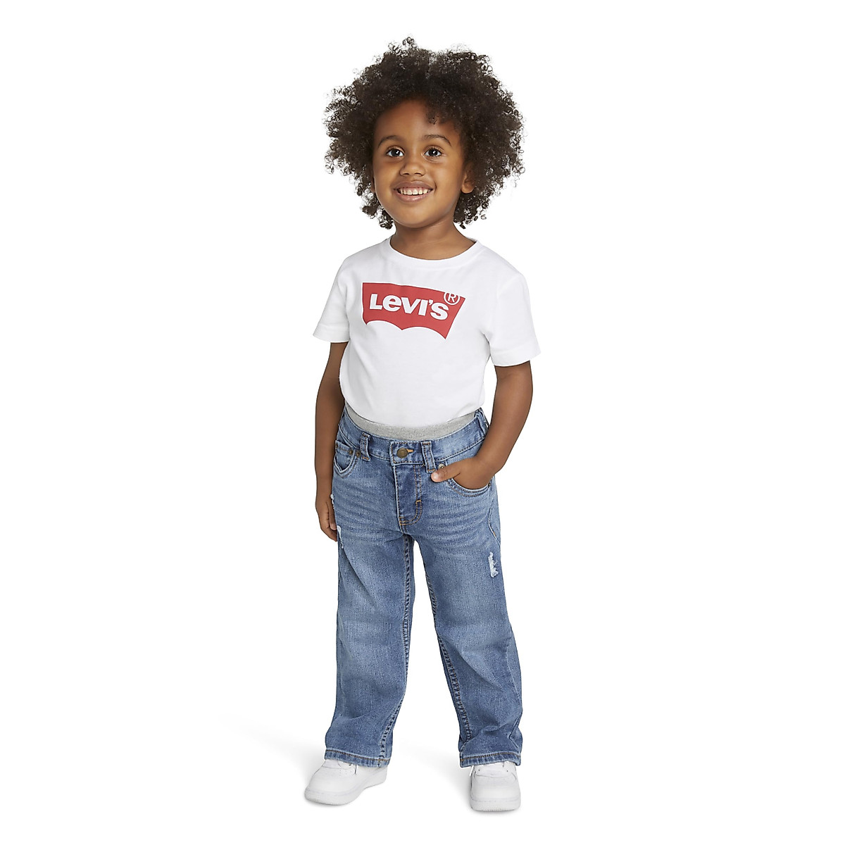 Levi's Baby Boys Straight Fit Jeans, Vintage Sky, 18M