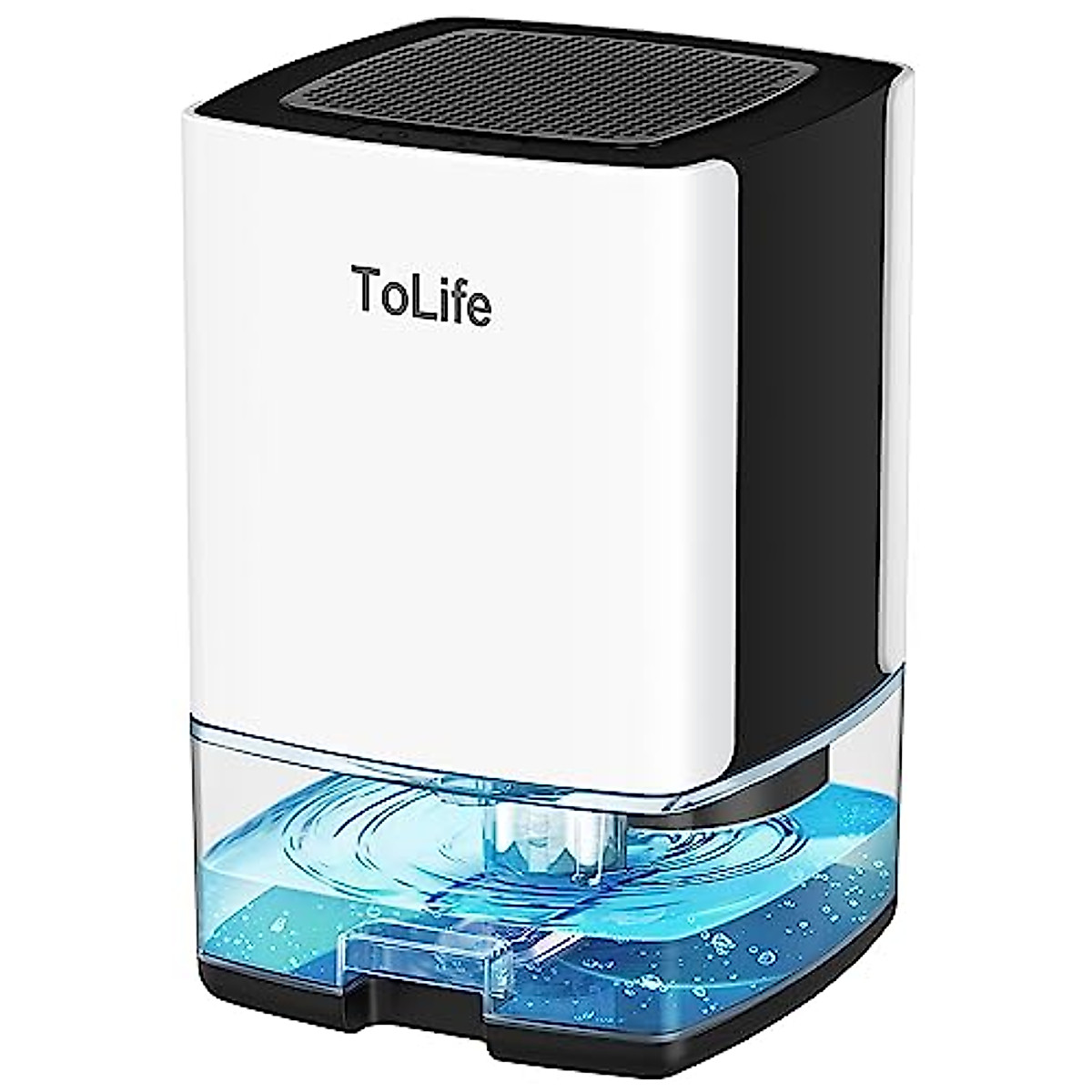 ToLife Dehumidifiers for Home 30 OZ Water Tank with Auto-Off, Portable Small Dehumidifier for Room,Bathroom,Bedroom,RV, Closet 500 sq.ft,7 Colors LED Light