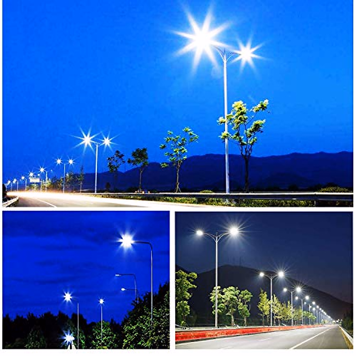 WYZM LED Parking Lot Light 300W,5500K 39,000 Lumens,1000W Metal Halide/HPS Replacement,IP65 Waterproof, Outdoor LED Parking Lot Light for Stadium,Roadways,Adjustable Commercial Light(300w Slip fit)