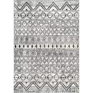nuLOOM Teresa Moroccan Area Rug, 4' x 6', Grey