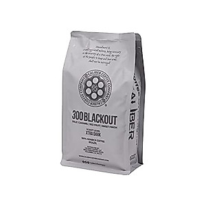 Caliber Coffee 300 Black Out Extra Dark Roast, 12oz bag, Whole Bean