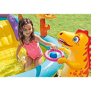 Intex Dinoland Inflatable Play Center, 119in X 90in X 44in, for Ages 2+