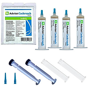 Roach Killer Indoor infestation -Prevent All Cockroach Species - 4 Tubes×30g
