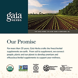 Gaia Herbs Adrenal Health Daily Support - with Ashwagandha, Holy Basil & Schisandra - Herbal Supplement to Help Maintain Healthy Energy and Stress Levels - 180 Liquid Phyto-Capsules (180 Count)