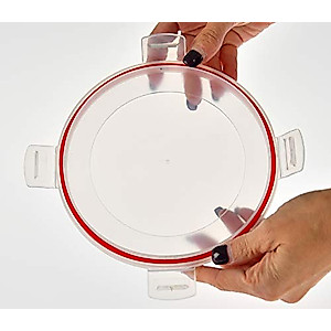 Home-X Plastic Food Storage Containers for Lunch, Reusable Bowls for Meal Prep, 6 Pieces