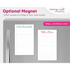 Personalized Custom Notepad - Office Business Professional Desk Writing Paper - Memo Scratch Legal Pad