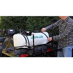 Master Manufacturing SAO-11-015A-MM 15 Gallon ATV Broadcast & Spot Sprayer-Everflo 2.2 GPM, White & Black