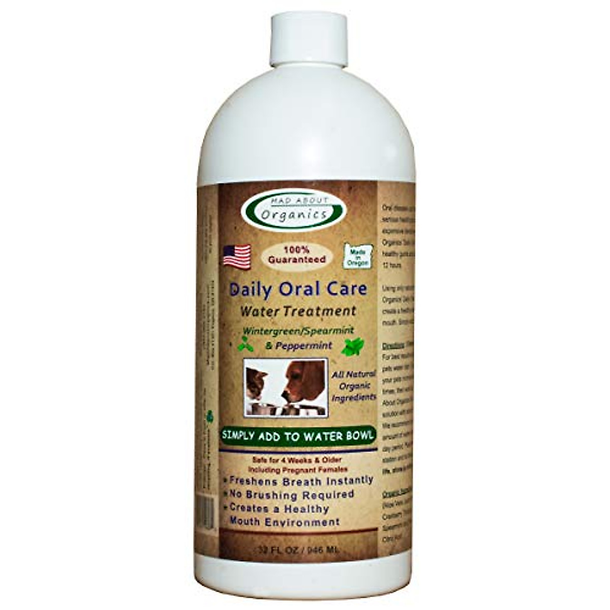 Mad About Organics Daily Oral Water Treatment 32oz