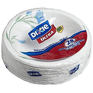 Dixie Ultra Bowls, 28-Count Package (Pack of 6)