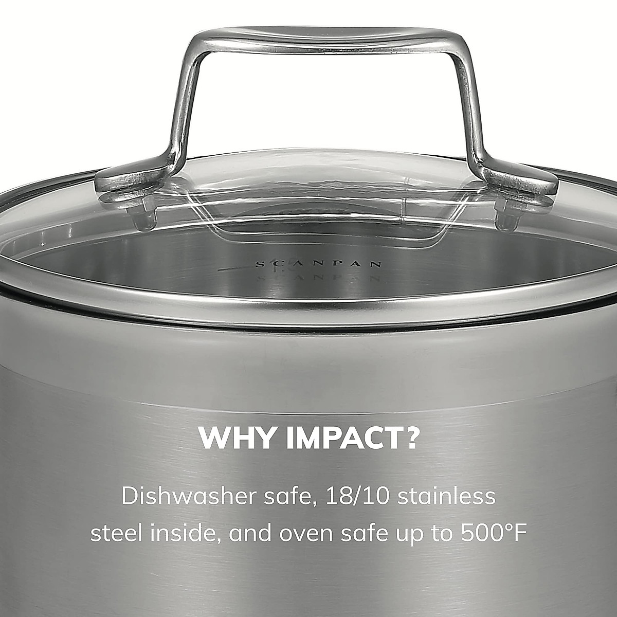SCANPAN Impact 2 Qt. Saucepan with Lid
