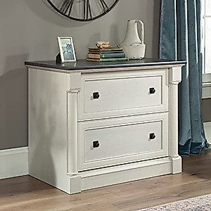 Sauder Palladia Lateral File, L: 36.81" x W: 22.01" x H: 29.61", Glacier Oak