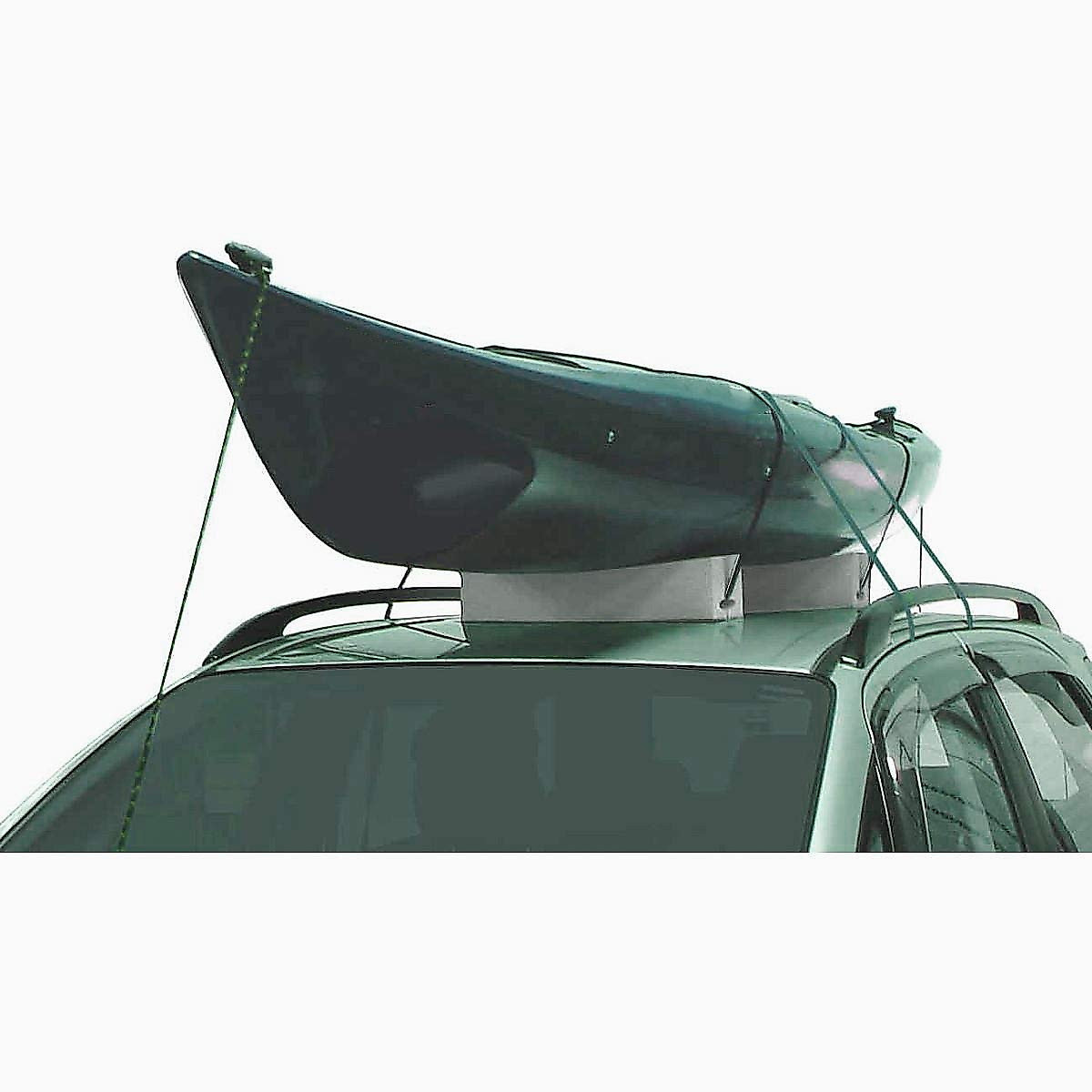 WOOWAVE Kayak Carrier Deluxe Carrier Kit Universal Soft Standard Foam Block for Roof Racks Car-Top Replacement with Tie-Downs, 12 inches