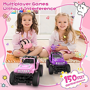 NQD Remote Control Car RC Racing Cars 1:16 Scale 80 Min Play 2.4Ghz Off Road RC Trucks with Storage Case All Terrain Cars Toys Gifts All Terrain Vehicle Toy Boys Girls Teenagers…