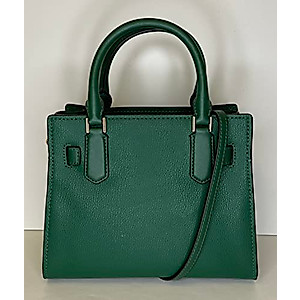 Michael Kors Hamilton SM Satchel bundled with SM TZ Coinpouch Purse Hook (Jewel Green)