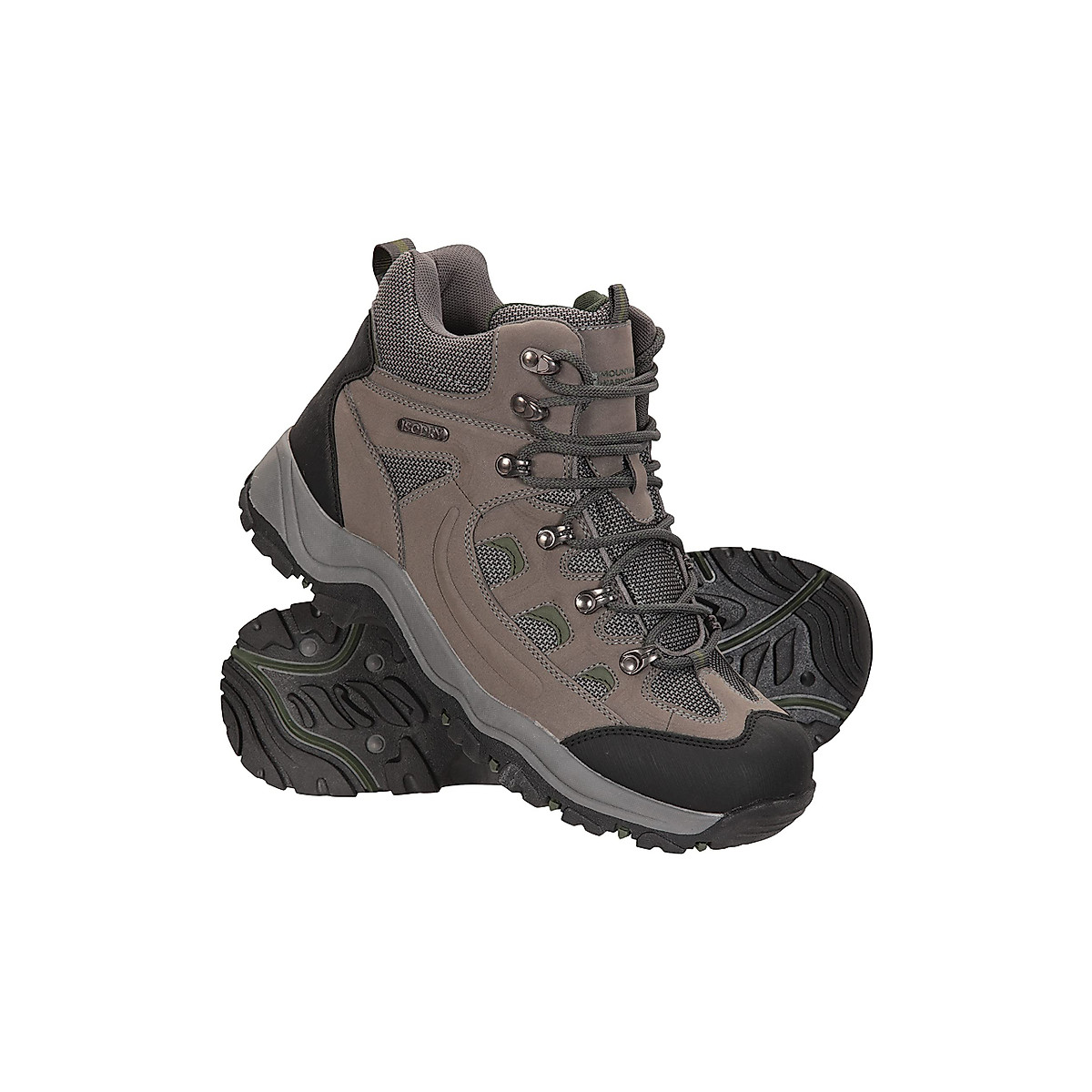 Mountain Warehouse Adventurer Mens Waterproof Hiking Boots Khaki 11 M US Men