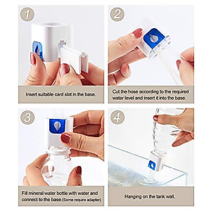 Clscea Aquarium Auto Top Off System Water Filler Compensator Blue