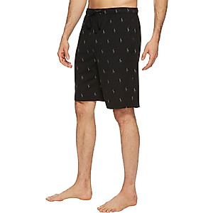 POLO RALPH LAUREN Knit Sleep Shorts Polo Black/Active Grey Aopp SM
