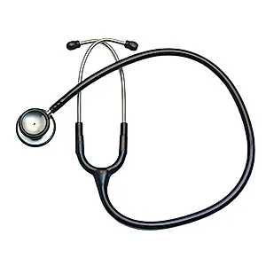 Graham-Field LAB-7100 Labtron Stainless Steel Stethoscope, Classic Medical Monitor Kit, Adult, Black