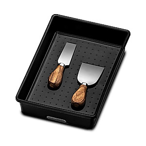 madesmart 9x6 Bin Multi-Purpose, Soft-Grip Handles, Non-Slip Feet & BPA-Free, Small, Carbon