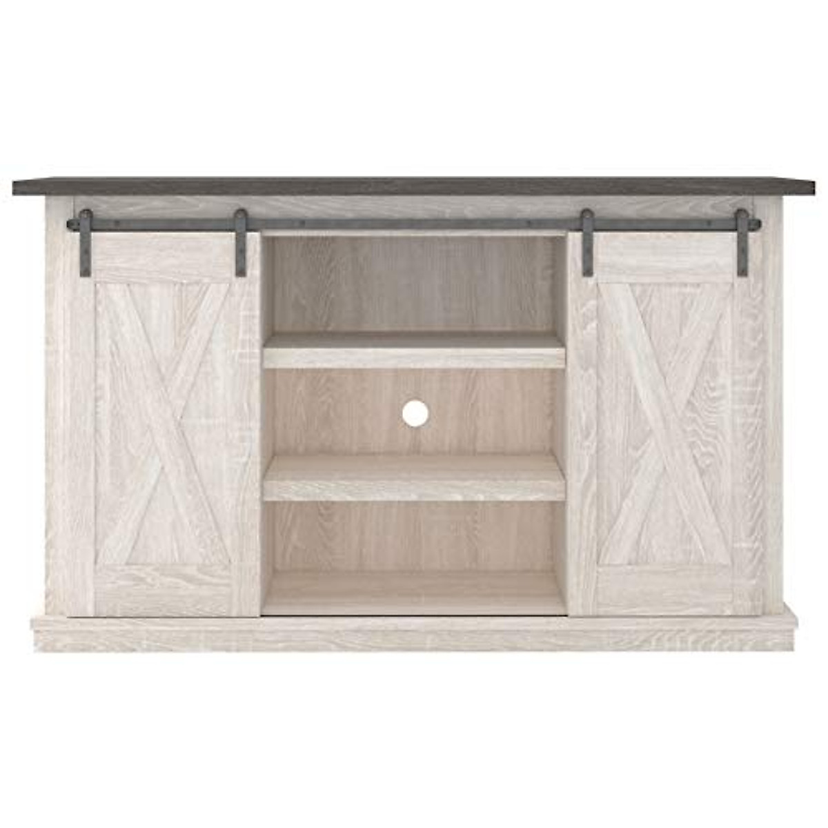 Signature Design by Ashley Dorrinson TV Stand, Whitewash