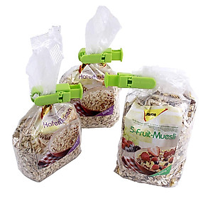 Pankia Bag Clips Multi-function Fruit Bread Bag Clip, Easy Grips Bag Cinch for Chip Bag Snack Bag Food Storage (6 Pack)