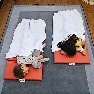 ECR4Kids Blanket, Rest Time Accessories, White, 12-Pack