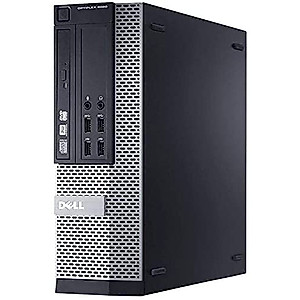 Dell Optiplex 9020 Small Desktop Computer (SFF) | Quad Core Intel i5 (3.20GHz) | 16GB DDR3 RAM | 512GB SSD Solid State | Windows 10 Pro | 24in Monitor | RGB Mouse + Keyboard, Black (Renewed)