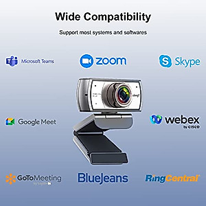 Spedal Wide Angle Webcam, 120 Degree View Video Conference Distance Learning Remote Teaching Camera, Full HD 1080P Live Streaming Webcam with Microphone for Mac, PC, Laptop, Desktop