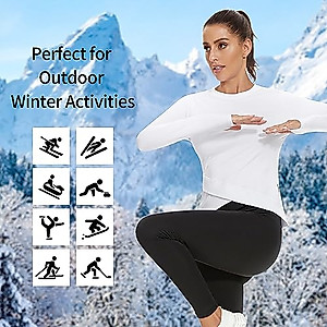 Soneven Women's Long Sleeve Compression Shirts Running Workout Tops Cross Hem Athletic Yoga T-Shirts with Thumbholes