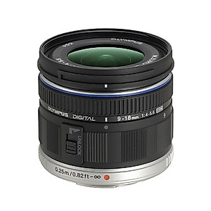 Olympus M.Zuiko Digital ED 9-18mm F4.0-5.6 Lens, for Micro Four Thirds Cameras