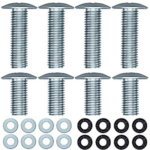 USX MOUNT TV Mounting bolts-M8x 45mm and M8 x 25mm (4PCS) TV Mounting Screws Compatible for Samsung TV with 2.5mm Spacers & 8.5mm Washer
