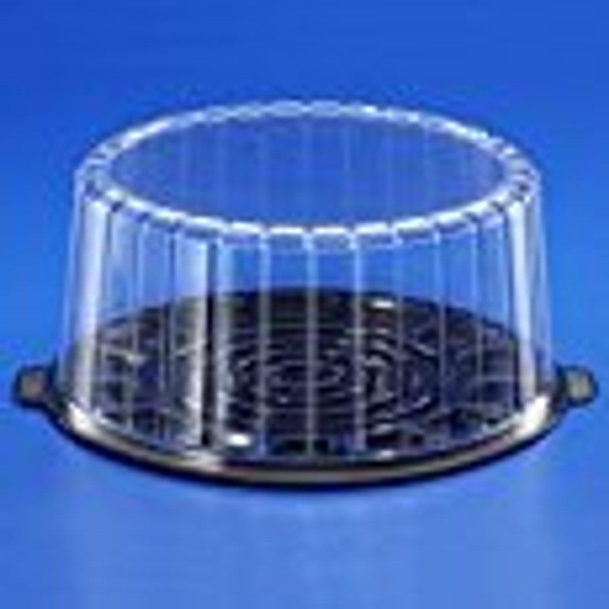 A1 Bakery Supplies 10-11inch Cake Double Layer Clear Cake Container Dome and Base Carry & Display Storage Box (4 Pack)