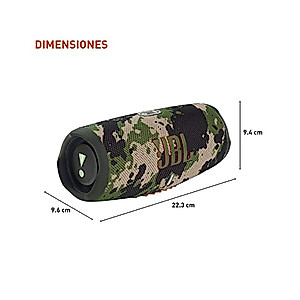 JBL CHARGE 5 - Portable Bluetooth Speaker with IP67 Waterproof and USB Charge out - Squad