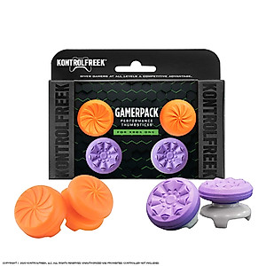 KontrolFreek Gamerpack FPS Freek Galaxy + Vortex Performance Thumbsticks for Xbox One and Xbox Series X | 1 High-Rise, 1 Mid Rise (Galaxy) 1 High-Rise, 1 Mid Rise (Vortex)