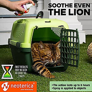 Beloved Pets Calming Pheromone Spray & Scratch Repellent for Cats - Reduce Scratching Furniture, Pee - During Travel, Fireworks, Thunder, Vet Zone - Helps to Relief Stress, Fighting, Hiding