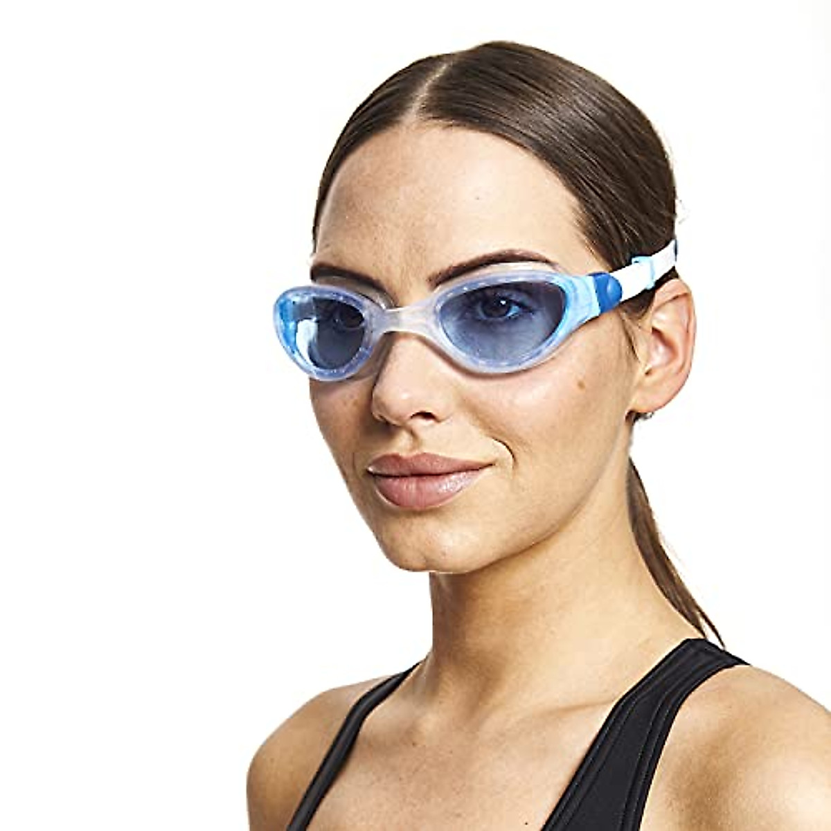 Zoggs Unisex's Phantom 2.0 Swimming Goggles, White/Blue/Tint, One Size