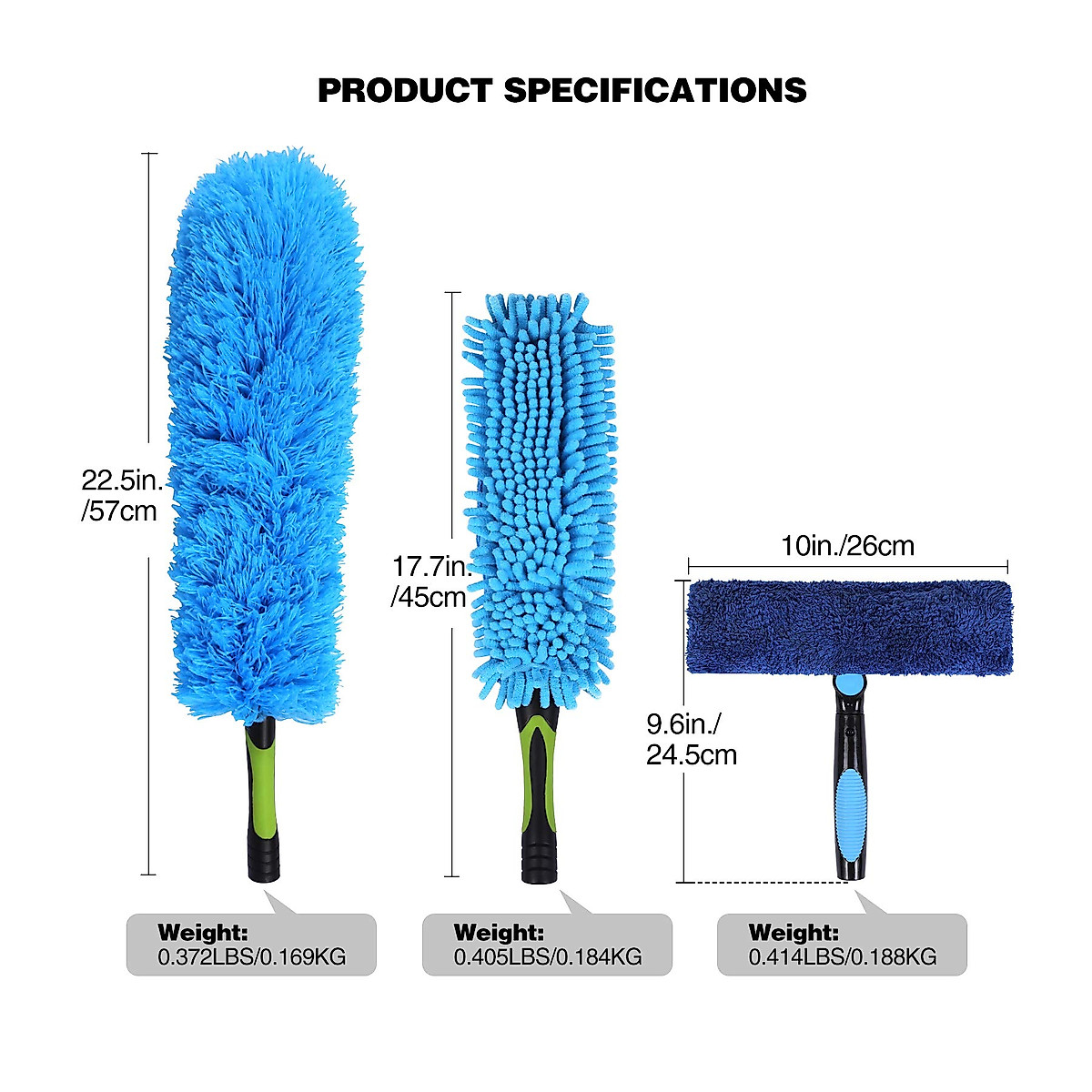 Lineslife 12ft Extension Pole for High Ceilings, Lightweight Durable Aluminum Alloy Telescopic Pole for Window Cleaning Paint Roller （Pole Only）