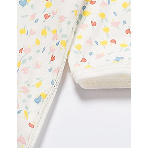 Petit Bateau Baby Girl Side Snap Floral Footie (1 Month) Multi