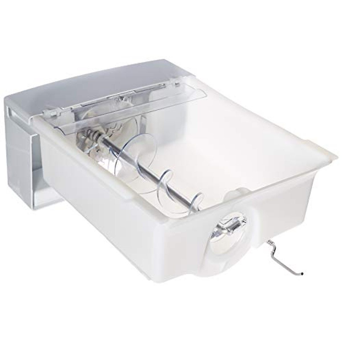 GE WR17X12091 Genuine OEM Ice Bucket Assembly (White) for GE Refrigerators