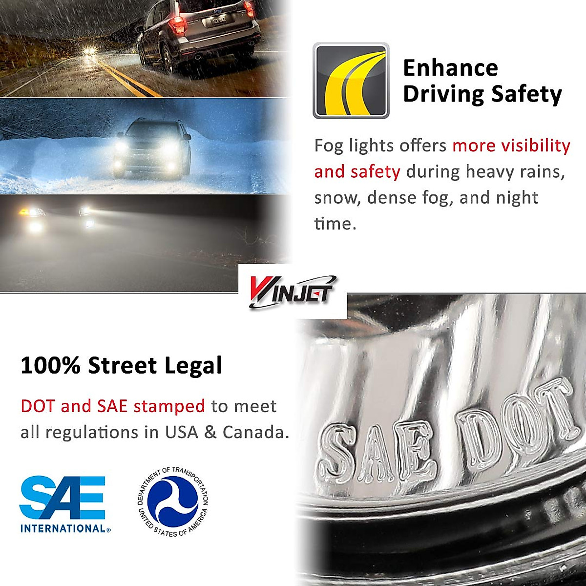 Winjet WJ30-0609-09 OEM Series for [2009-2010 Ford F-150] Driving Fog Lights