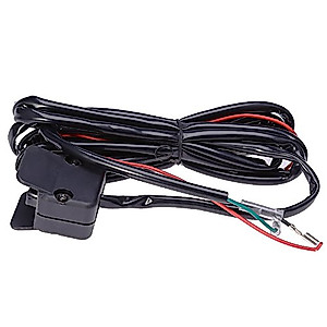 12V Winch Rocker Thumb Switch with Mounting Bracket Handle Bar Control Switch for KFI, WARN, Ramsey, SUPERWINCH, Champion, Venom, Badland etc.