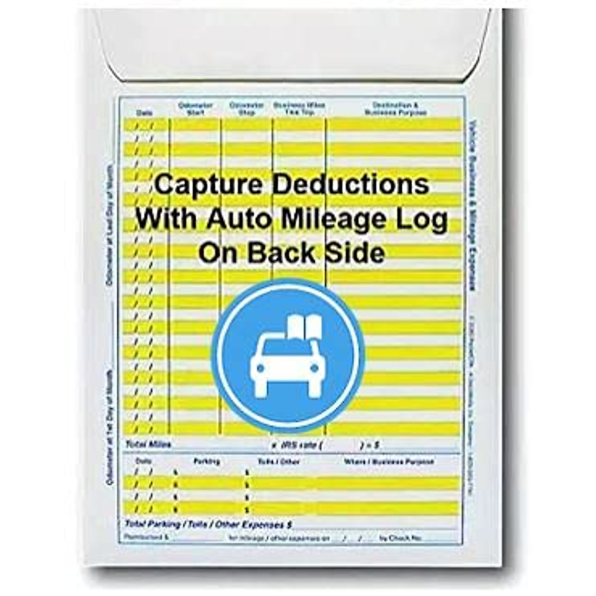 Receipts Organizer & Expense Envelopes. Receipt Organizer Envelopes That Record Business Expenses, Store Receipts and Log Auto Mileage. Organizes Receipts. Saves Taxes. 12/Pack. by PocketCPA.