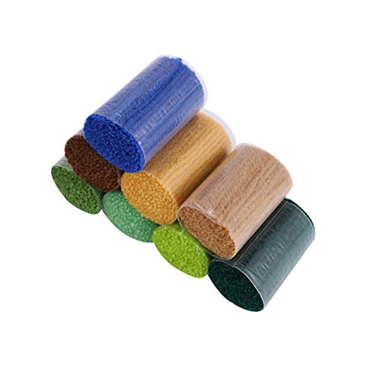 EXCEART 18pcs Wool Area Rugs Plush Yarn Cotton Ball Woobie Blanket Knitting Yarn Thick Bobbin Quilting Thread Bracelet String Carpet Embroidery Friendship braclets Floss