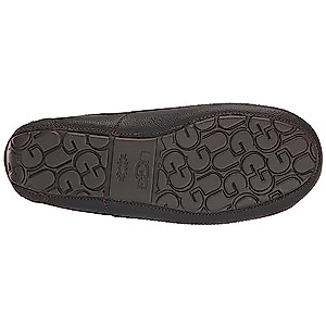 UGG Men's Ascot Discontinued Slipper, Dark Spice, 12