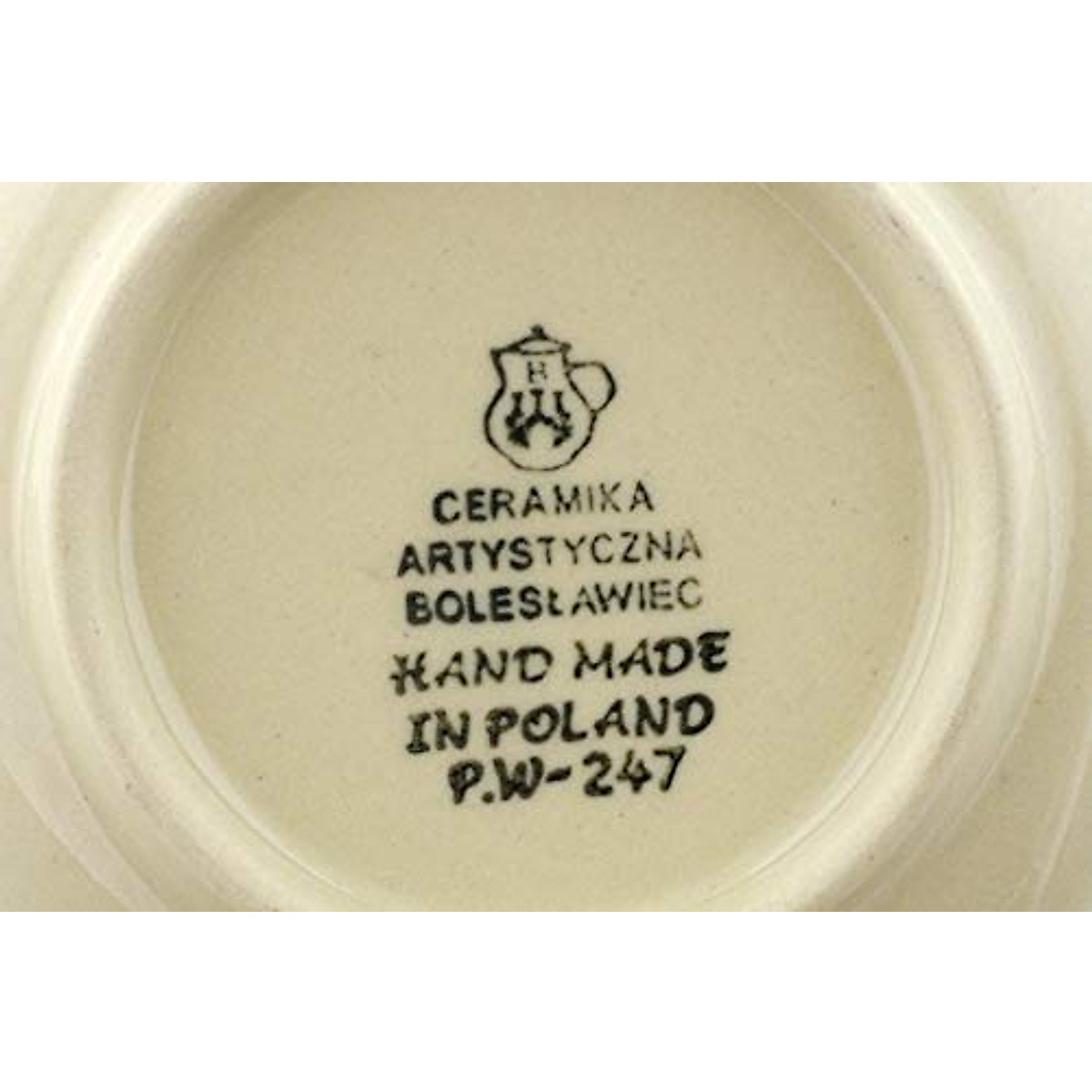 Polish Pottery Mini Plate made by Ceramika Artystyczna (Little Flowers Theme) + Certificate of Authenticity