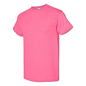 Gildan Mens 5.3 oz. Heavy Cotton T-Shirt G500 -SAFETY PINK XL