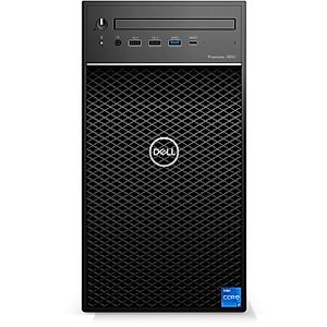 2021 Dell Precision 3650 Tower Workstation Desktop, Intel i7-11700, Quadro P1000 4G, 32GB RAM, 2TB SSD + 2TB HDD, No-DVD, WiFi 6, Type-C, DisplayPort, Keyboard & Mouse, Win 10 Pro