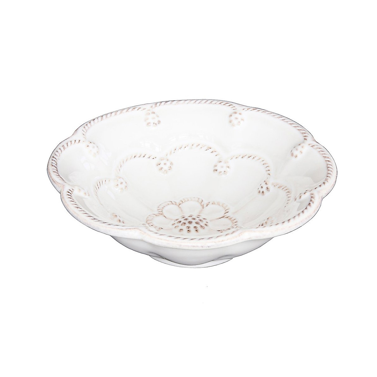 Juliska Jardins du Monde Whitewash 5" Blossom Bowl