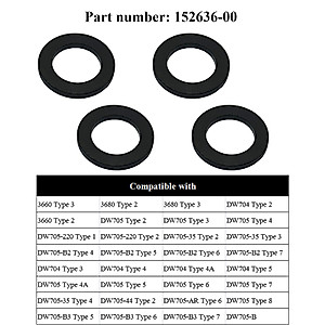4 PCS 152636-00 Miter Saw Blade Adapter Ring, Miter Saw Replacement Parts, Fits DW718, DWS780, 3660, 3680, DW704, DW705
